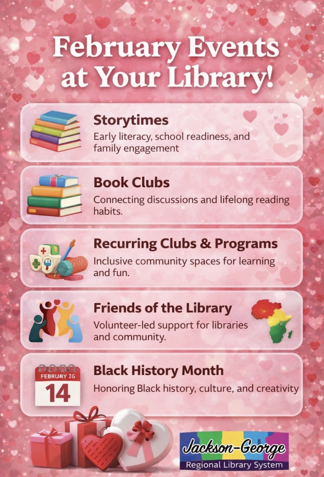 February Is Full of Fun at Your Library! ️📚 | Our Mississippi Home